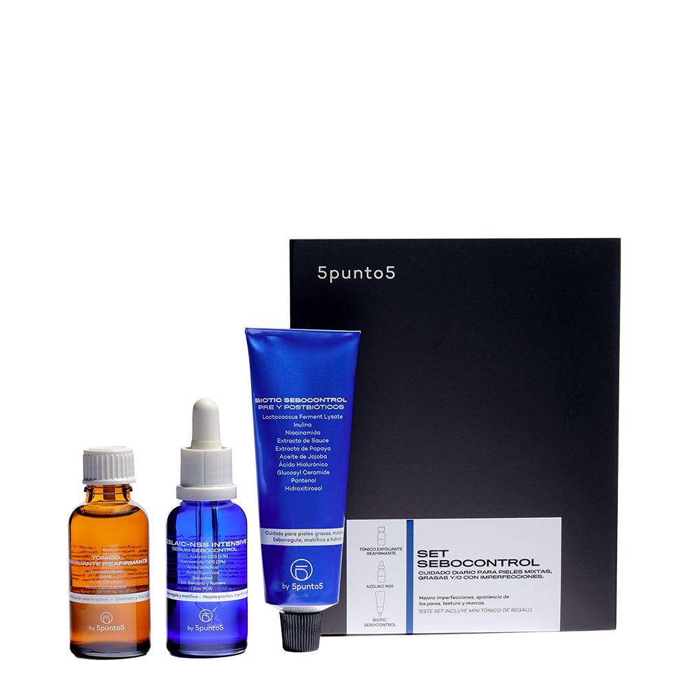 Set Sebo Control – cuidado facial para piel grasa | 5punto5